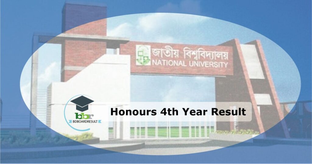 NU Honours 4th Year Result 2023 - www nu ac bd results